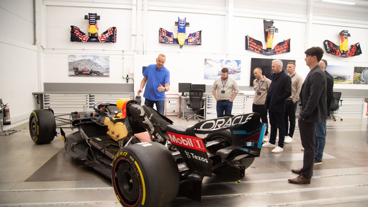 UCFB/VSI students visit Red Bull Racing HQ to learn about high ...